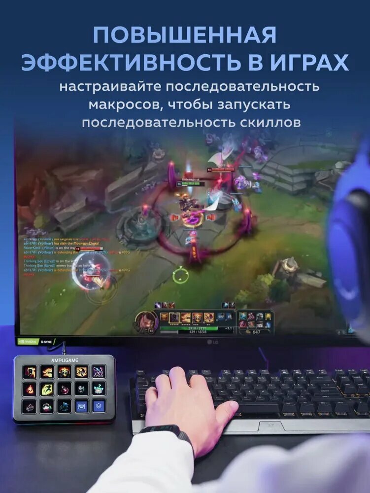 KNOW EASY-Контроллер для стриминга Fifine Visualization Keyboard D6 (Black) — фото 1