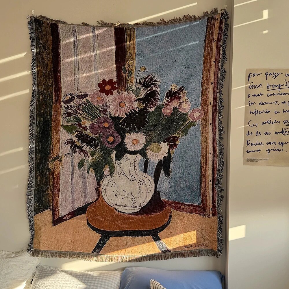 Плед Henri Matisse из хлопка 130x160cm, flower