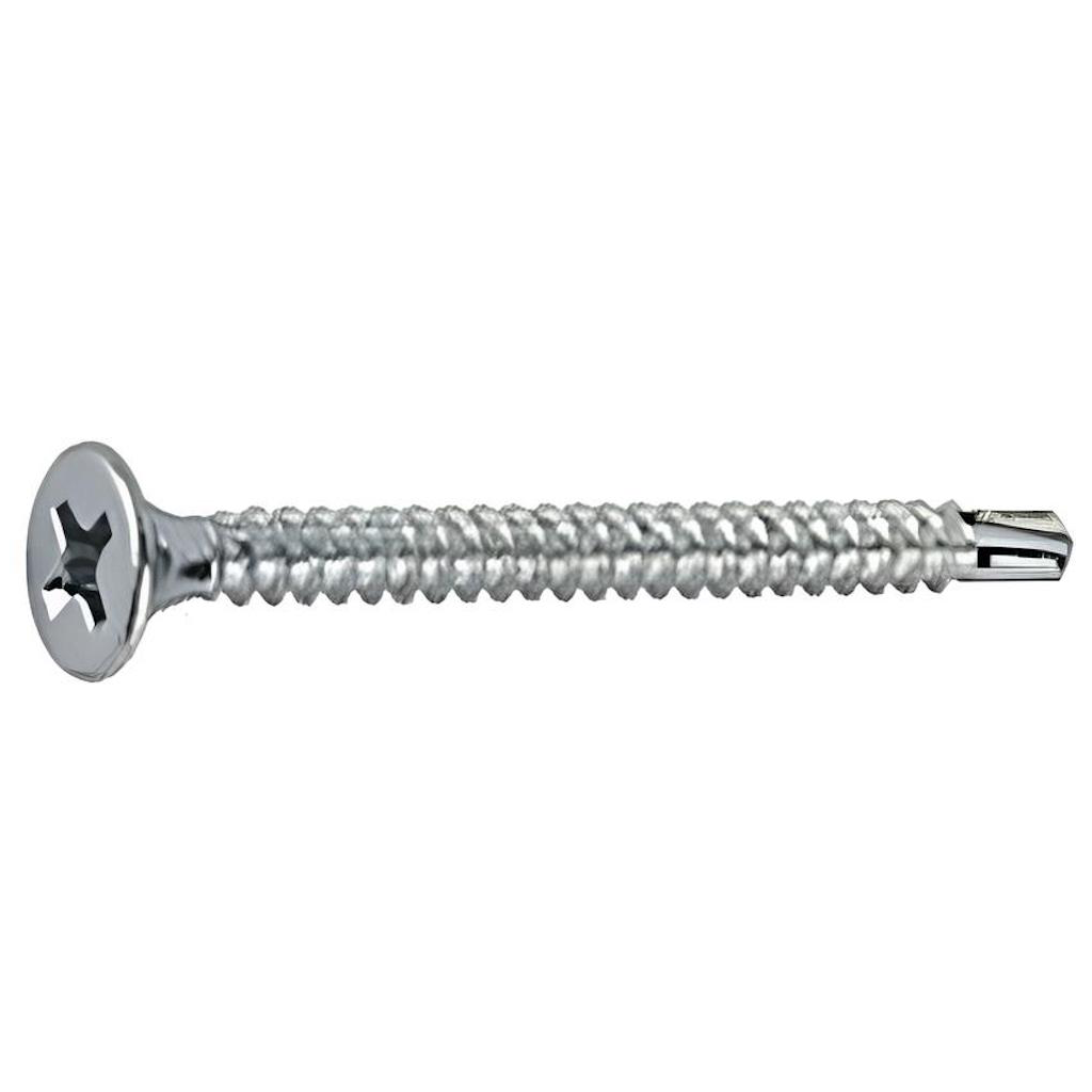 Саморезы для монтажа ГКЛ 3,5х25 мм к металлу цинк со сверлом STARFIX 200 штук (SMP1-60903-200)