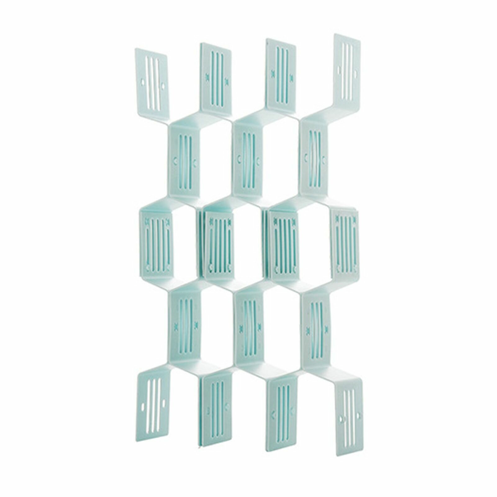 12 листов, разделитель для нижнего белья, ящик-органайзер, разделитель для хранения, органайзер для пояса, шарфа, носков, светло-голубой