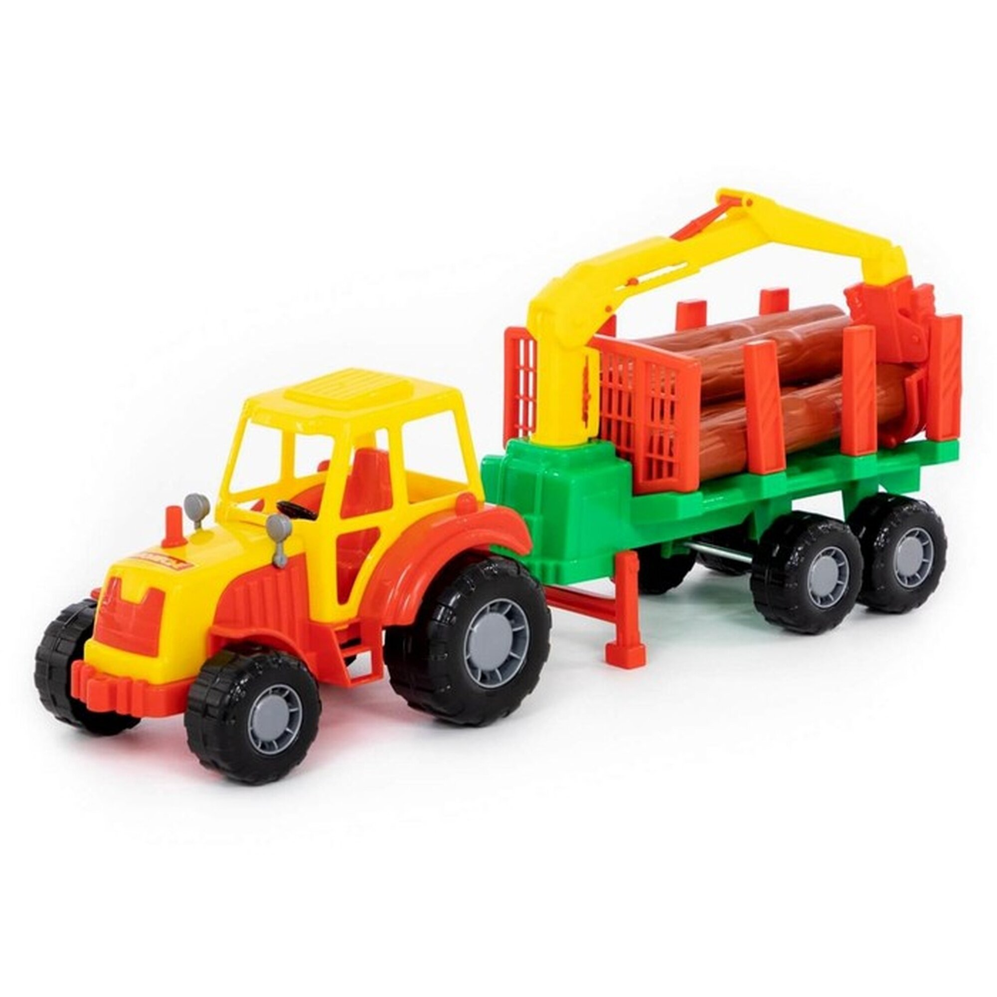 Трактор с полуприцепом-лесовозом, Полесье "Мастер" арт. 35295