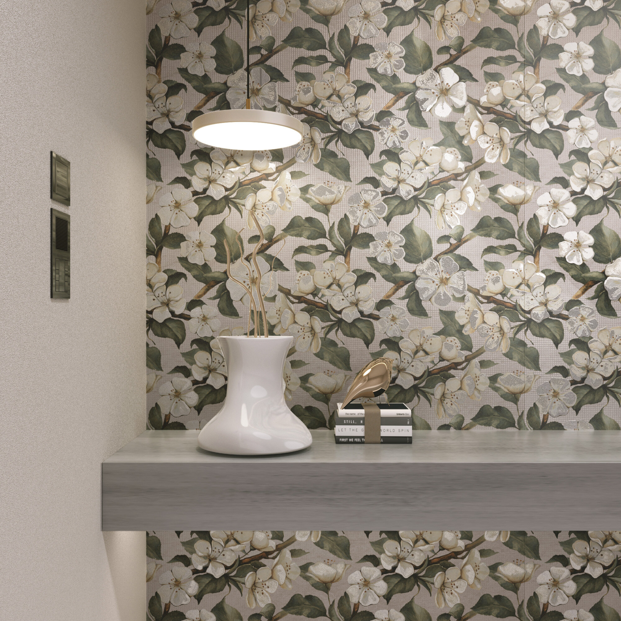 Керамогранит 1200 × 600 мм CORTEN GREY DECOR SHAPE + GLUE Матовая с 3D-глазурью (цена за 1 плитку 0,72м2)