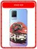 Чехол на Vivo V21 / Виво V21 с принтом "Car and dragon", прозрачный