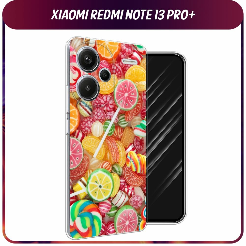 Чехол на Xiaomi Redmi Note 13 Pro+ / Сяоми Редми Нот 13 Про + с принтом Вкусняшки