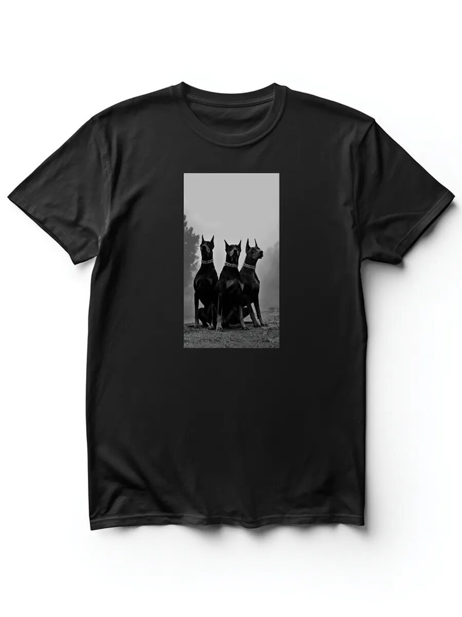 Футболка доберман