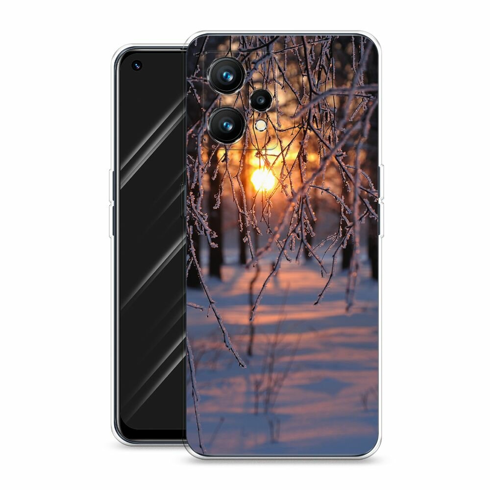Чехол на Realme 9 4G/9 Pro Plus / Реалми 9 4G/9 Pro Plus с принтом Зима 7 — фото 1