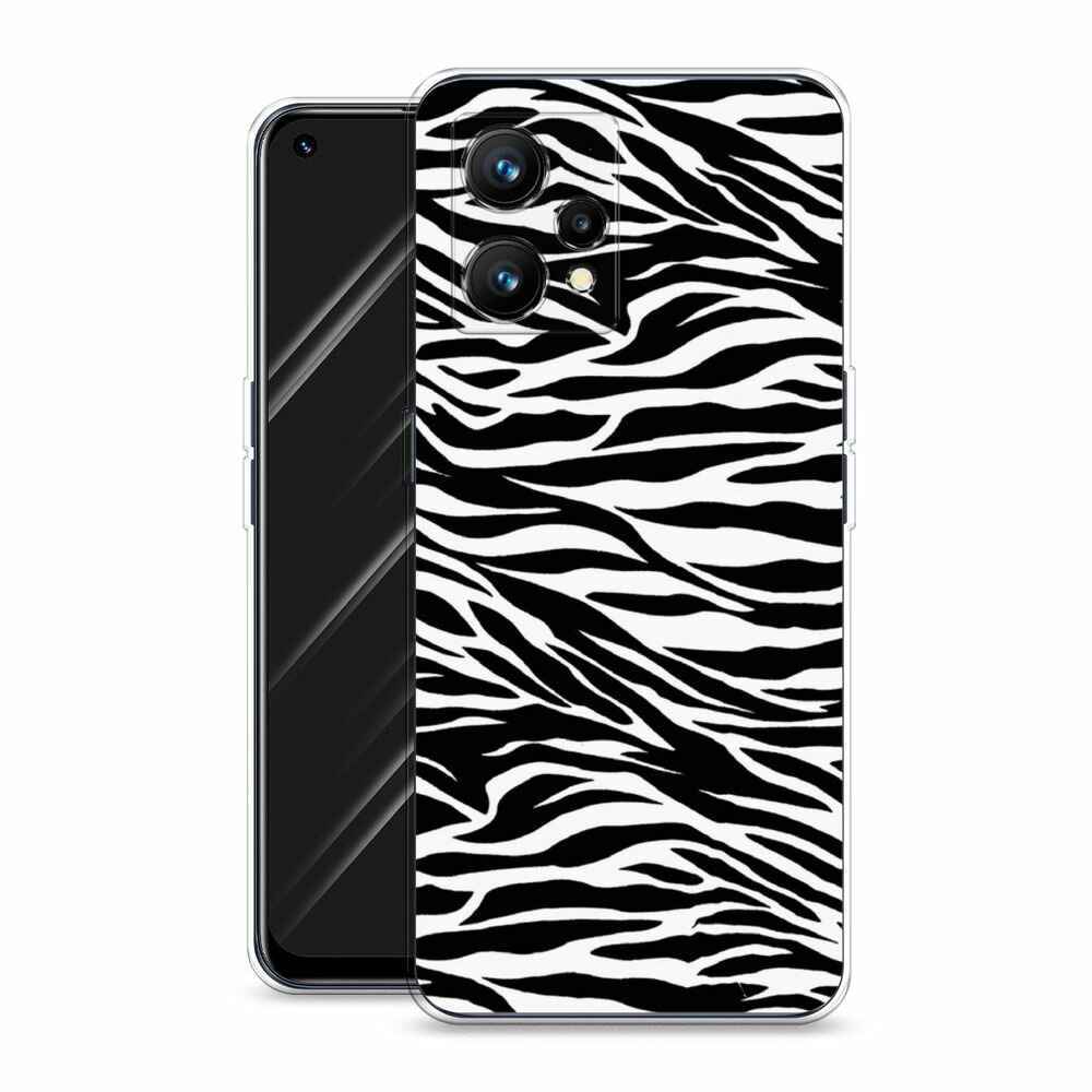 Чехол на Realme 9 4G/9 Pro Plus / Реалми 9 4G/9 Pro Plus с принтом "Принт зебра" — фото 1