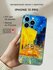 Чехол на Apple iPhone 13 Pro / Айфон 13 Про с принтом "Ван Гог Желтый дом"