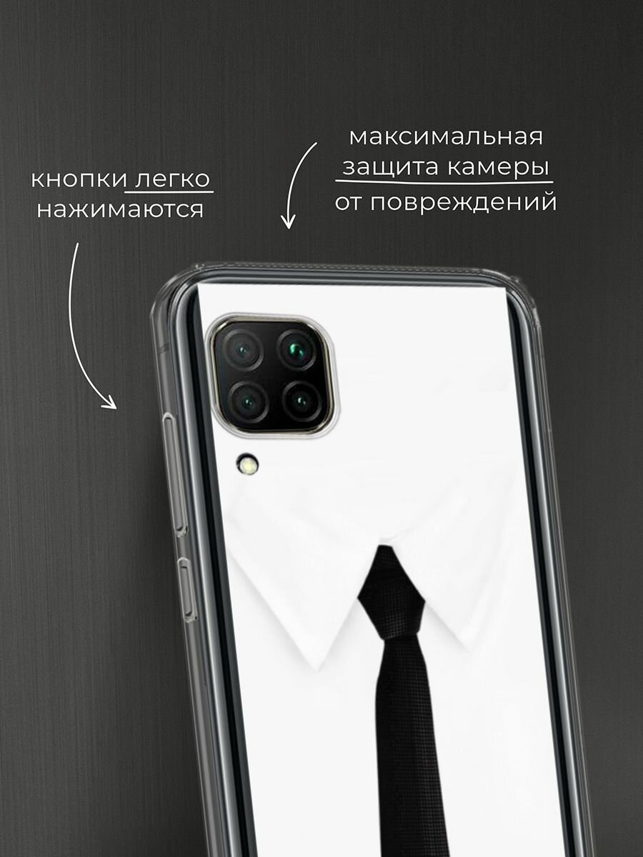 Чехол на Honor 30S Global/Huawei P40 Lite 5G/Nova 7 SE / Хонор 30S/Хуавей P40 Lite 5G/Нова 7 SE с принтом "Галстук" — фото 1