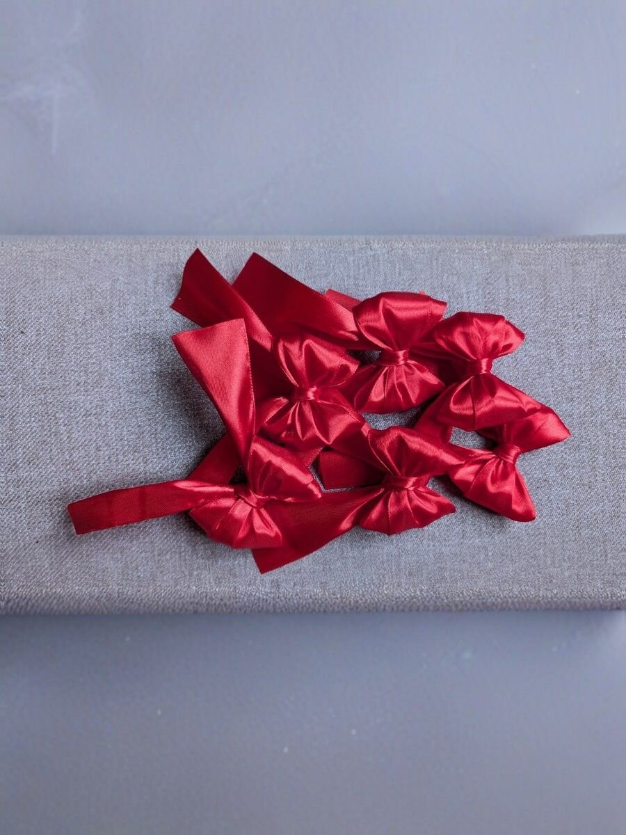 Бантики для украшения подарков, оформления и новогоднего декора