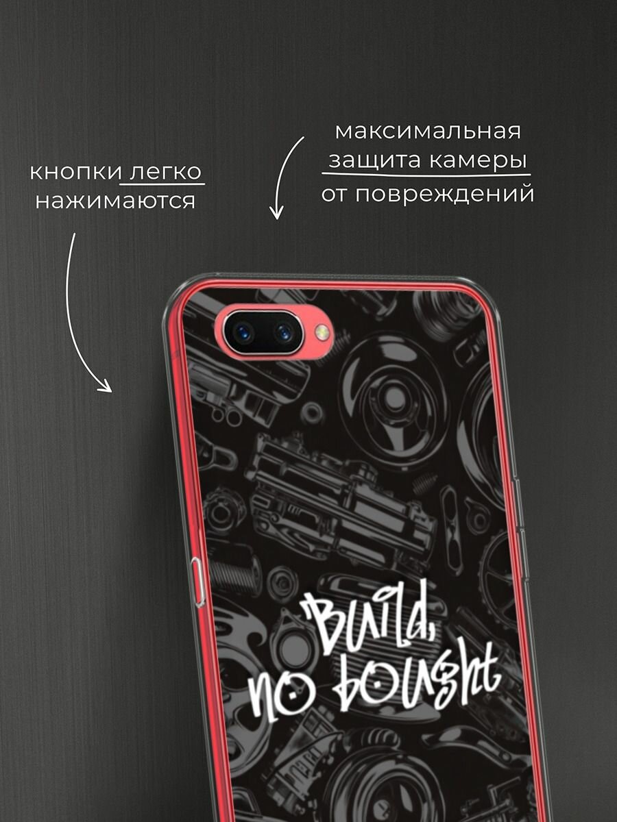 Силиконовый чехол на Oppo A3s / Oppo A3s с принтом "Build no bought" — фото 1