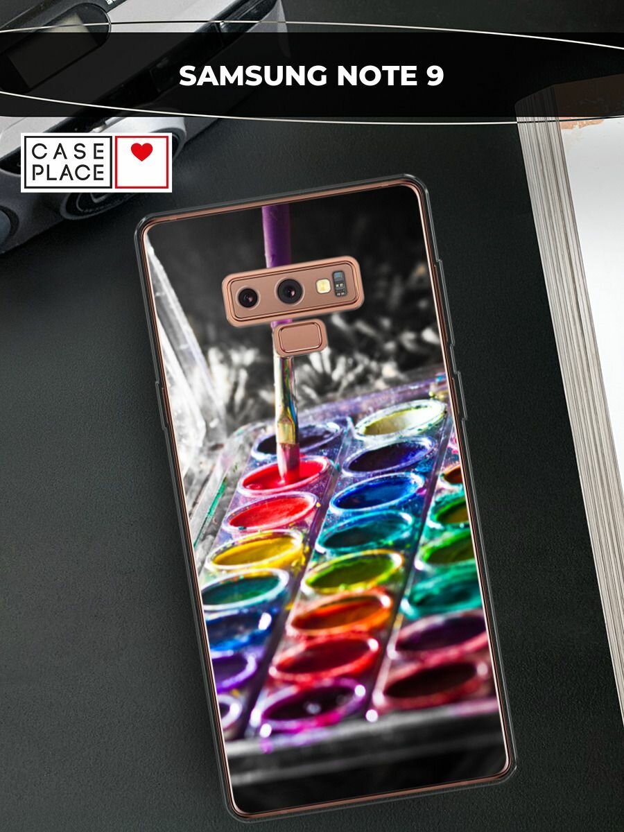 Чехол на Samsung Galaxy Note 9 / Самсунг Галакси Нот 9 с принтом "Палитра красок"