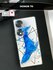 Чехол на Honor 70 / Хонор 70 с принтом "Кит графика", прозрачный