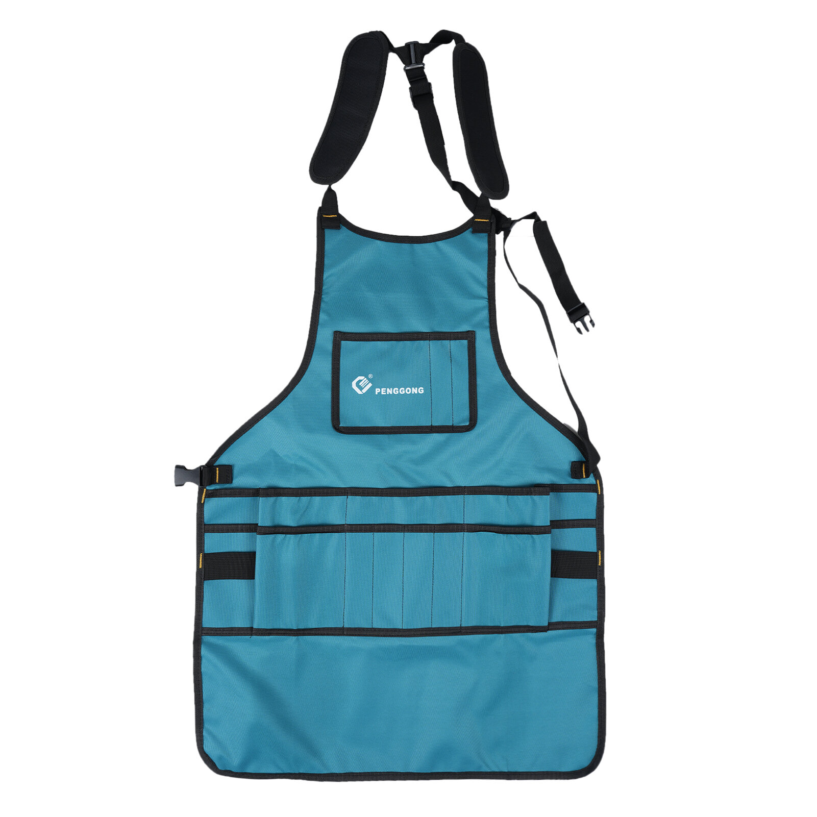 Кухонный фартук PENGGONG из оксфордской ткани, водонепроницаемый, с карманами, регулируемым шейным ремешком, унисекс, для барбекю, приготовления пищи, рисования, рукоделия.