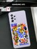 Чехол на Samsung Galaxy A73 / Самсунг Галакси А73 с принтом "Wooza", прозрачный