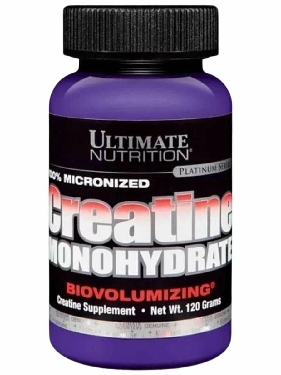 Креатин моногидрат Ultimate Nutrition 100% Micronized Creatine Monohydrate 120 гр