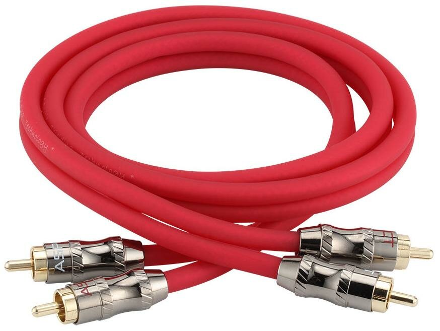 Кабель межблочный Aspect RCA-NL2.1, Neon Line, 2RCA-2RCA, 1м