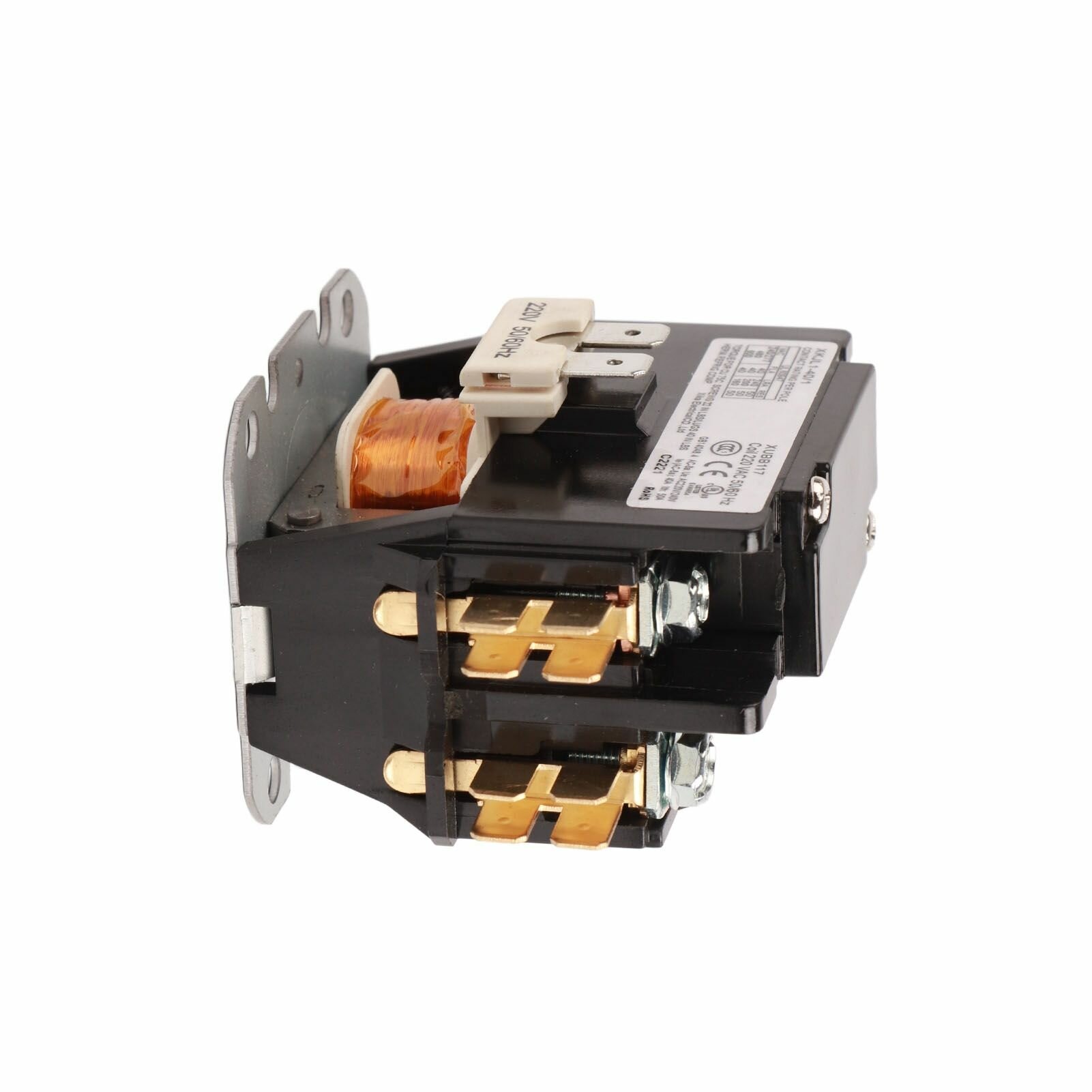 Сверхмощный контактор переменного тока Па66 термореактивные пластиковые контакторы 220В 50/60Гц1П конденсатора кондиционера