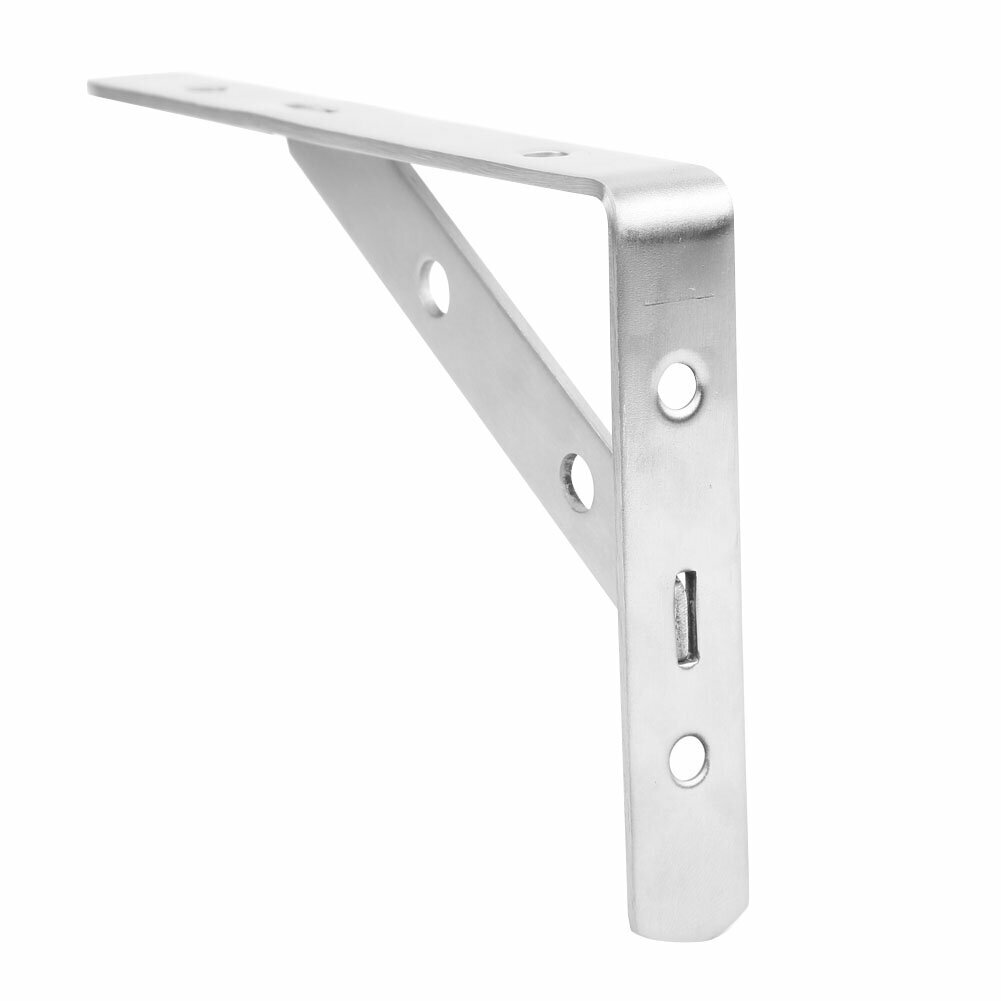 2шт треугольный опорный кронштейн из нержавеющей стали настенная полка поддержка стола