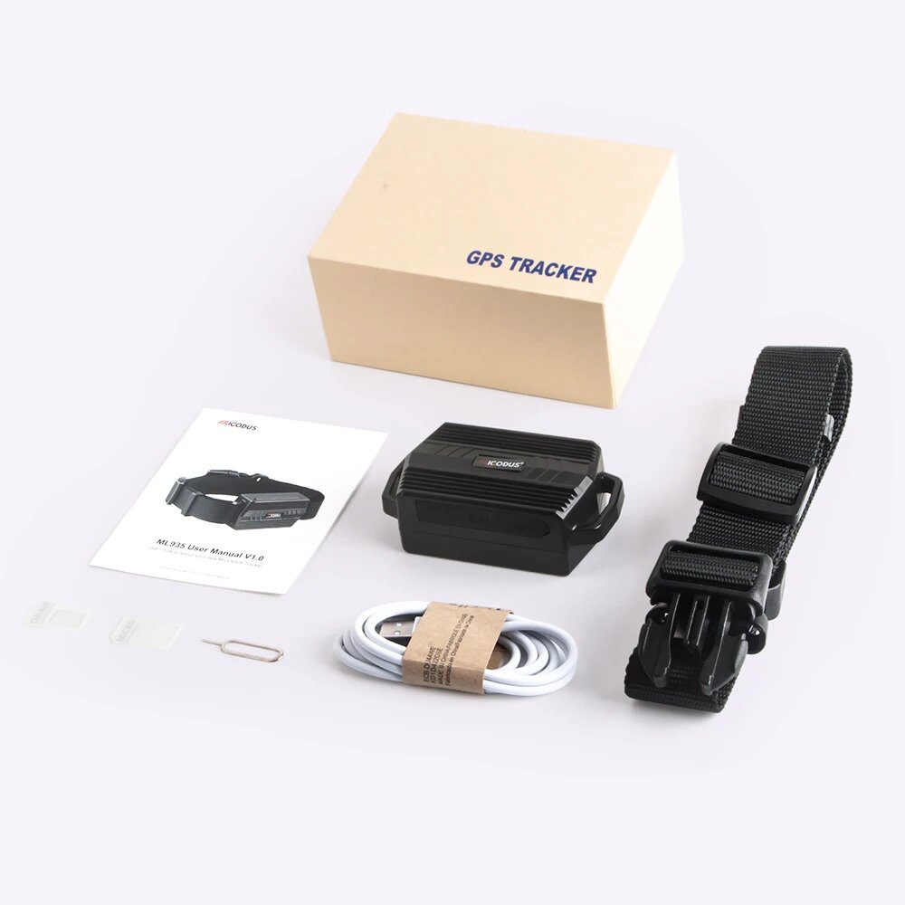GPS Трекер Для Животных Скот Овцы Коровы Локация в Реальном Времени Голосовой Мониторинг Электронный Загон Трекер Для Охотничьих Собак GPS Локатор для Животных MiCODUS ML935