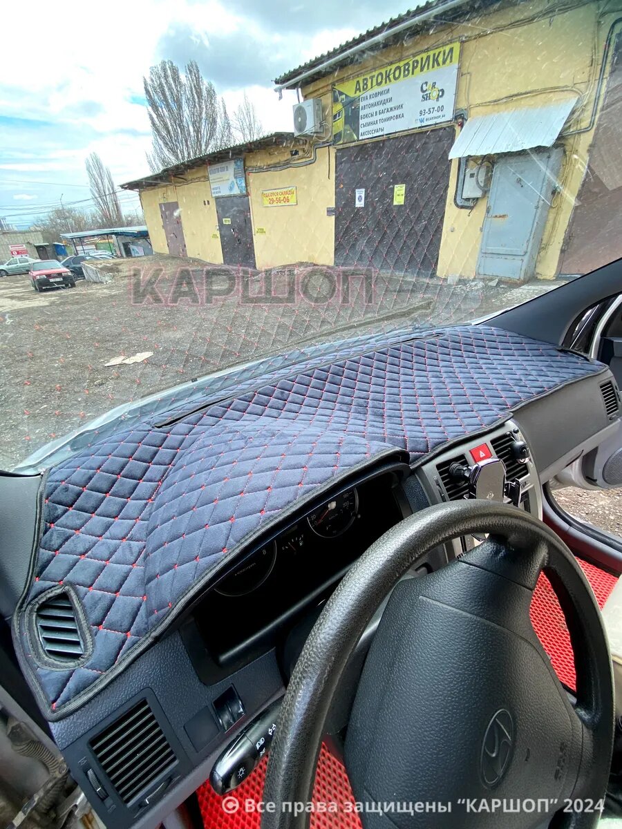 Накидка на панель для Hyundai Гетц