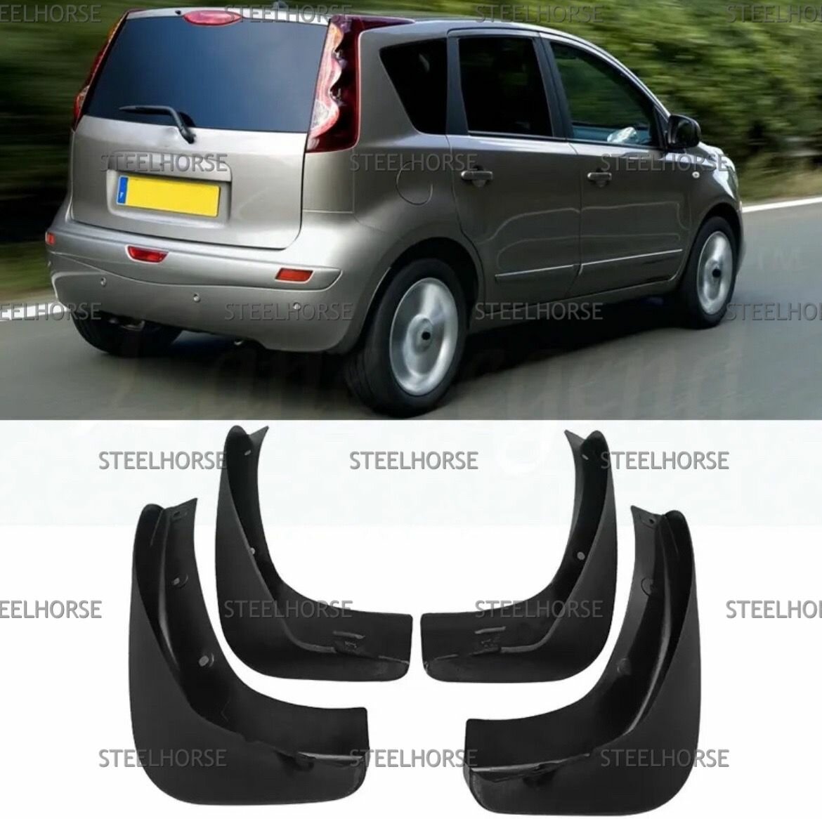 Брызговики (к-кт 4шт) Nissan Note E11 2005-2011