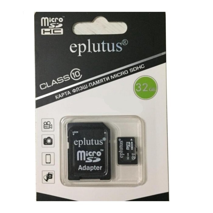 Карта памяти Eplutus 32 Gb 10 class