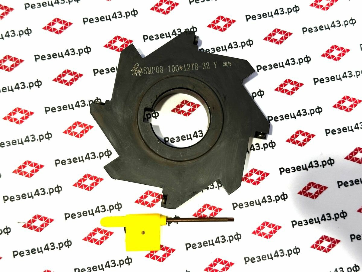 Дисковая насадная фреза под сменные пластины SPM08-100-12T8-32