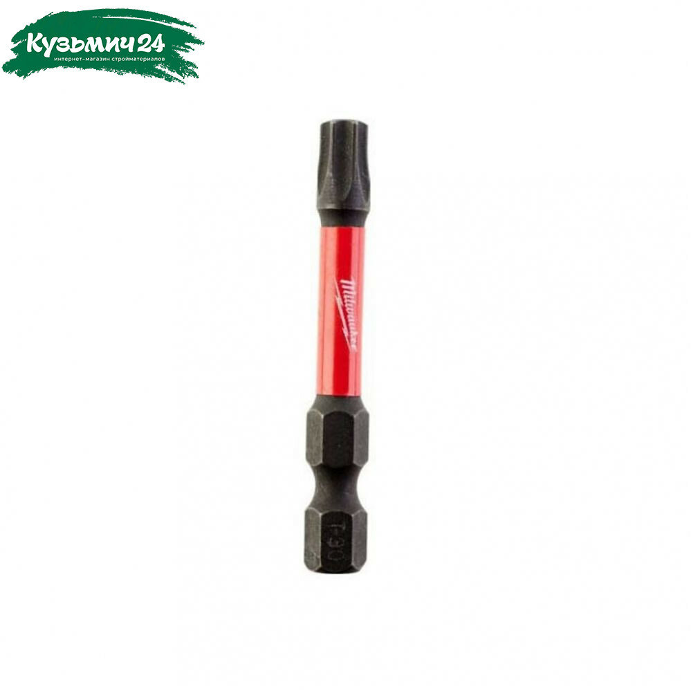 Бита ударная Milwaukee 4932430887, шлиц TX30, длина 50 мм, хвостовик 1/4, для шуруповертов и гайковертов