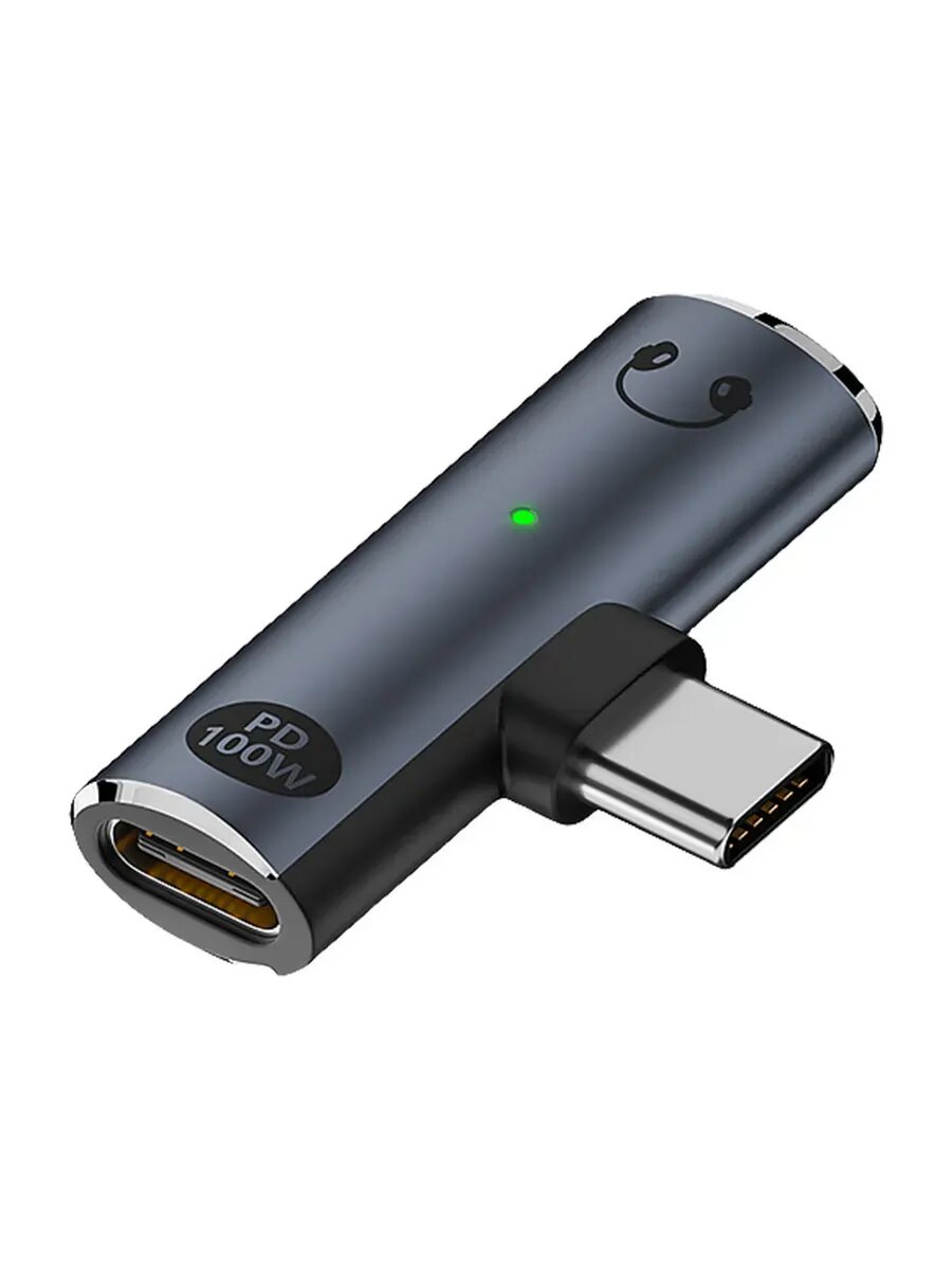 Адаптер USB-C 2-в-1 с разъемом 3.5 мм + зарядное устройство PD 100W для iPhone
