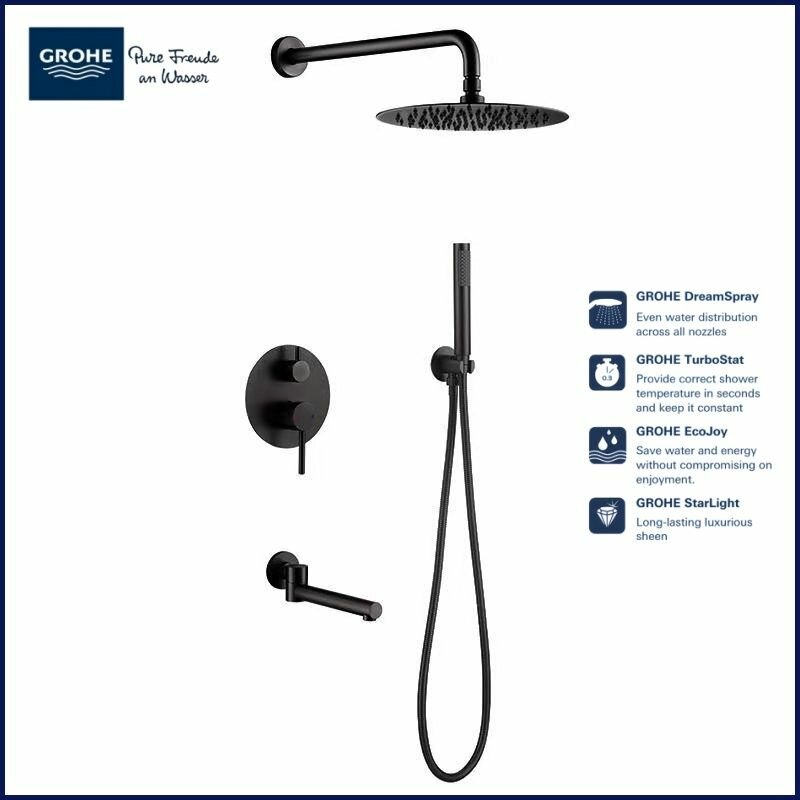 Grohe Concealed Shower System Встроенный душевой комплект