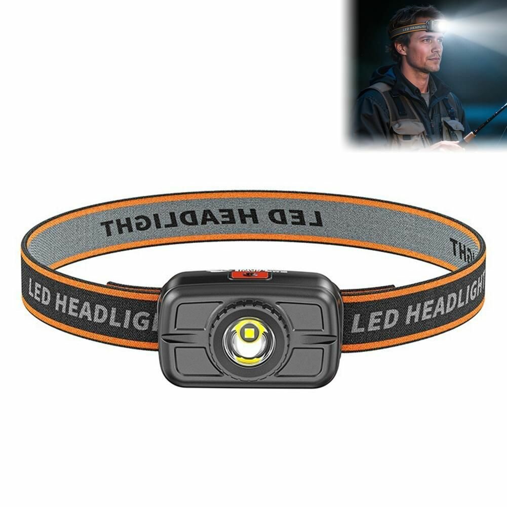 HEAD LAMP Фонарь налобный аккумуляторный YD-7, мощный светодиодный фонарик налобный с 5 режимами свечения