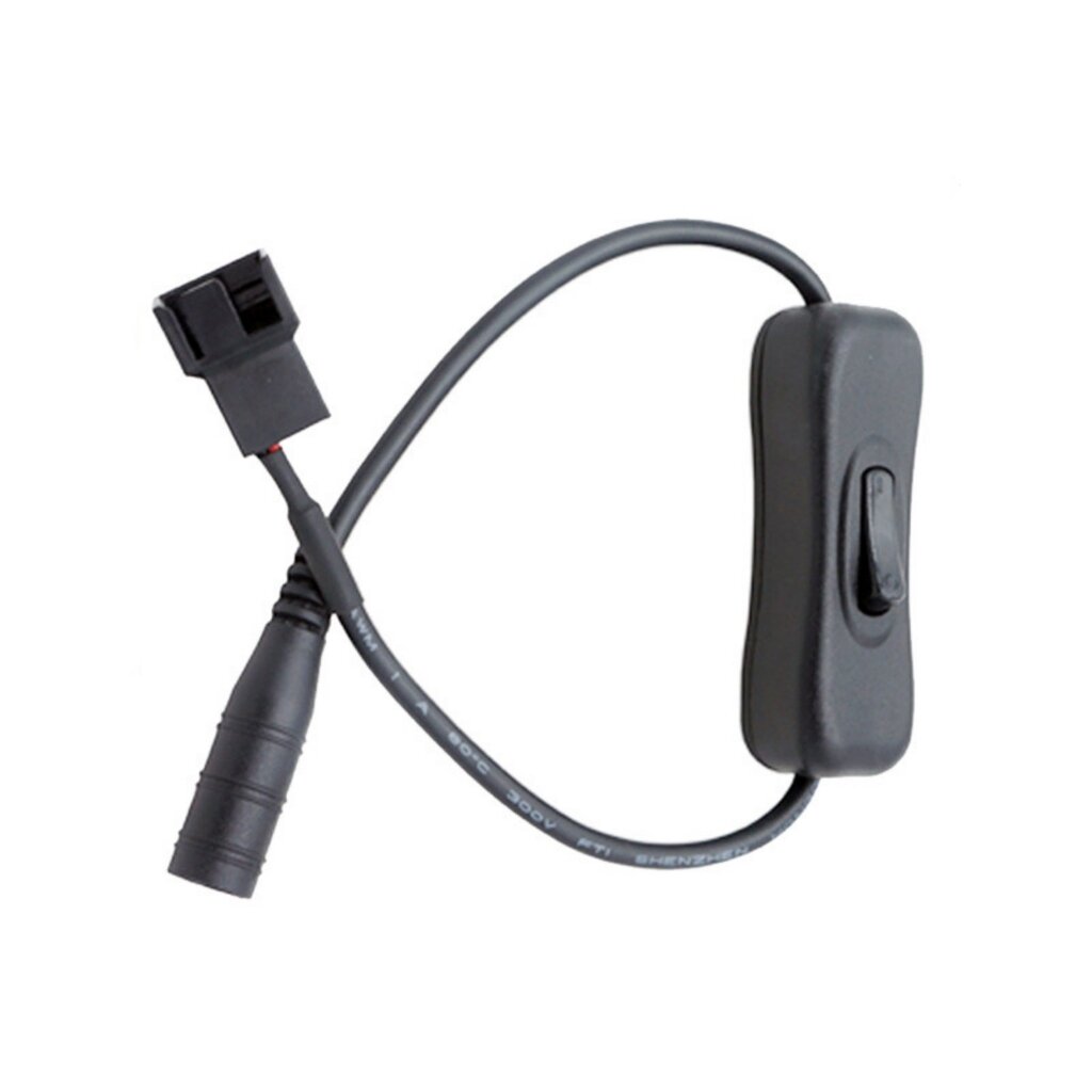 Корпус компьютера от постоянного тока до 4Pin с переключающим вентилятором, кабель-адаптер