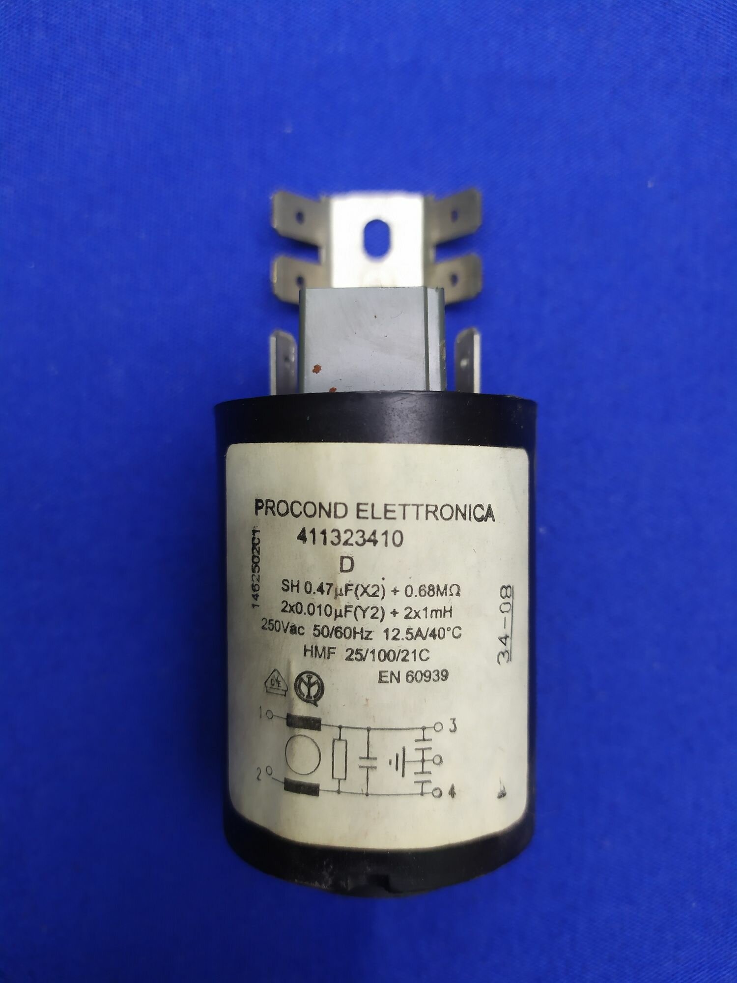 411323410 Сетевой фильтр для EWT10110W Electrolux Стиральная машина Другое арт. 14215