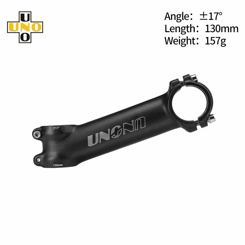 Вынос UNO 31,8 17 градусов 35 градусов вынос 110 120 130 мм черный mtb вынос руля велосипеда 31,8 мм для дорожного горного велосипеда BMX