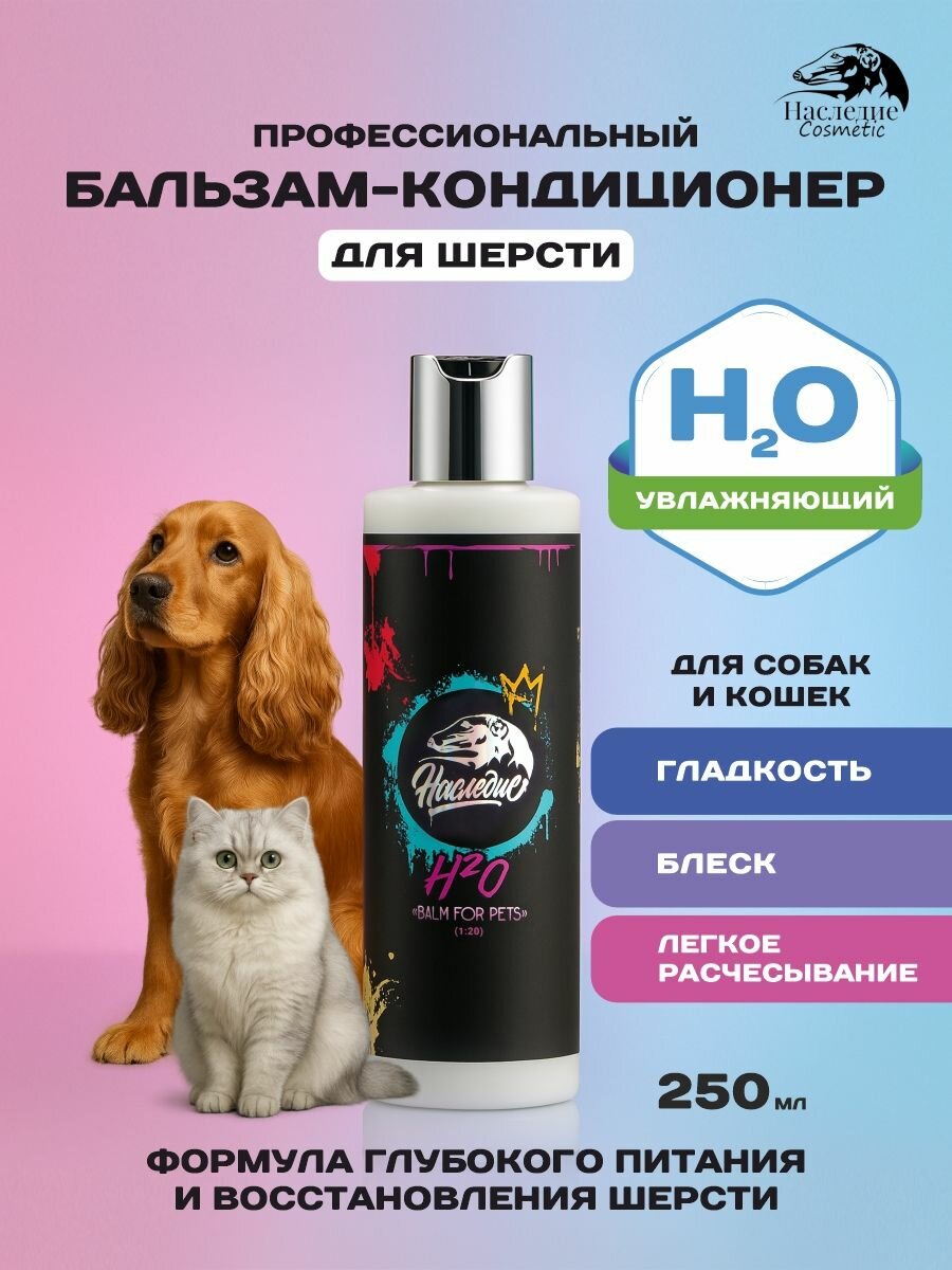 Бальзам-кондиционер для шерсти животных. Объем: 250 мл