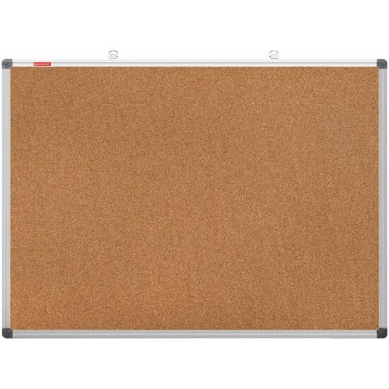 Доска пробковая Brauberg для объявлений 90х120 см, алюминиевая рамка, Extra, 238309