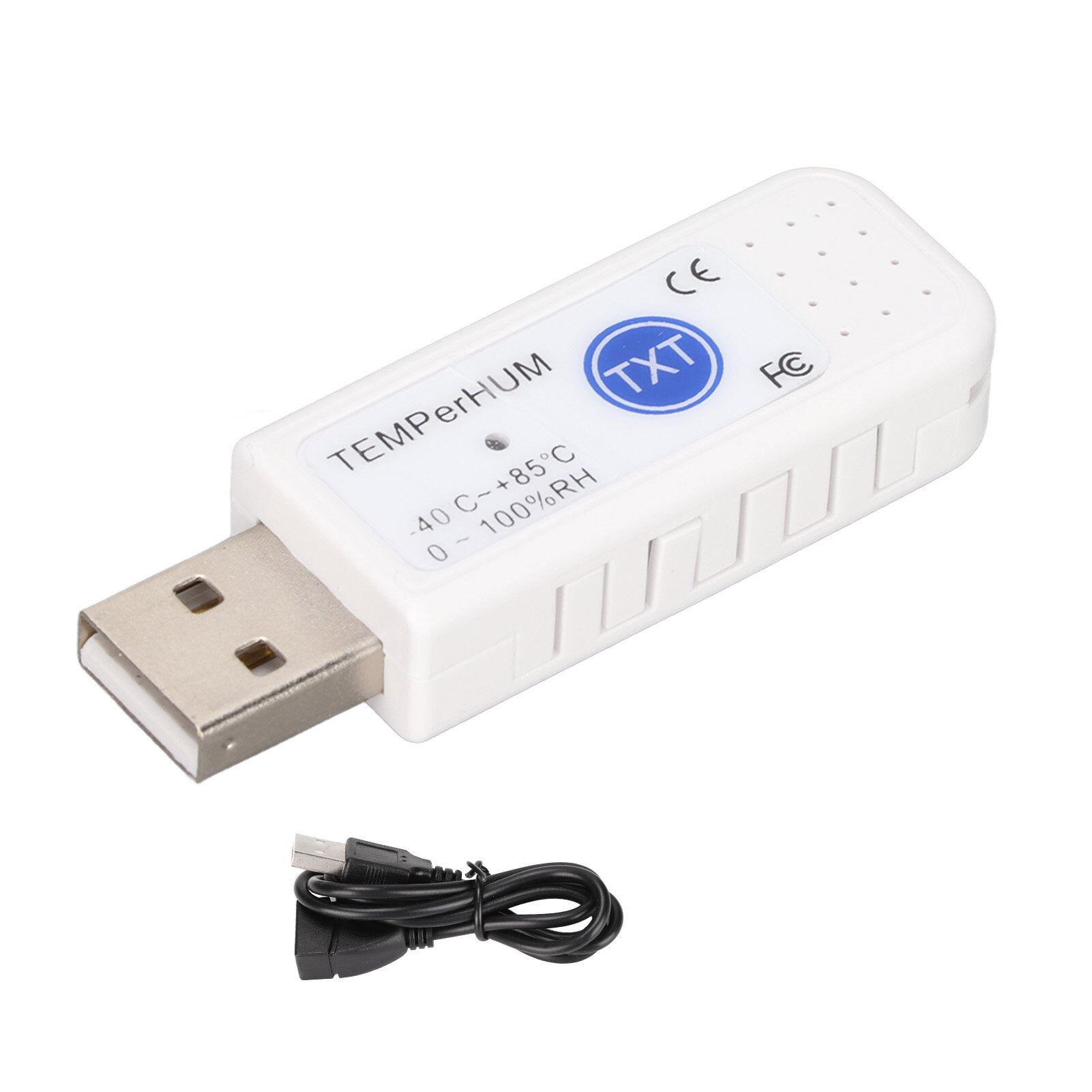 USB Computer Thermo Hygrometer Multifunction PC Data Logger Alarm Ambient Temperature Humidity Monitor