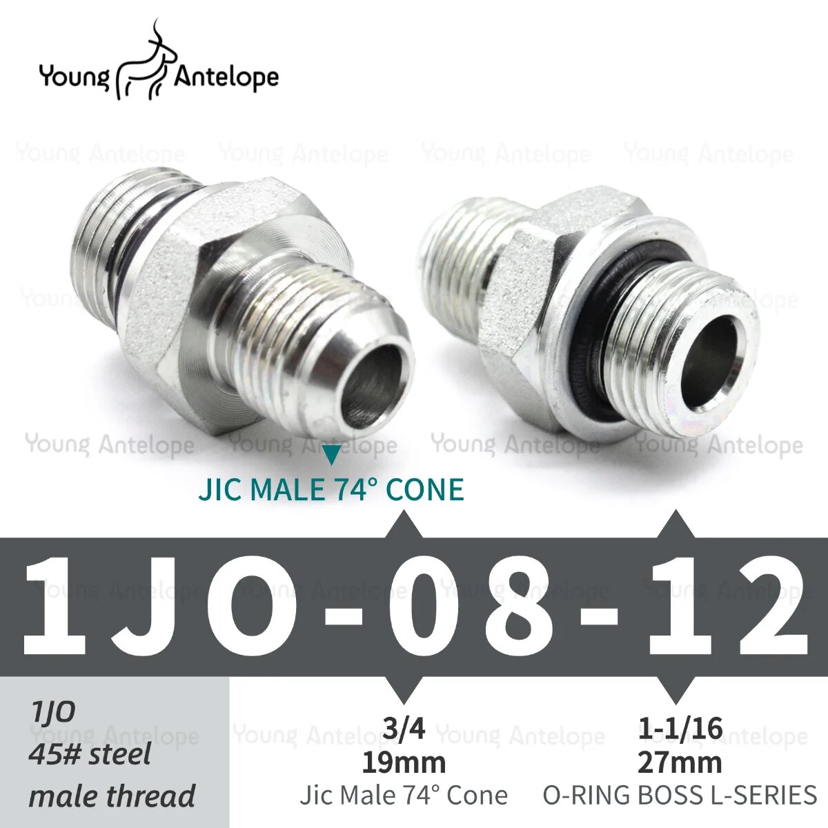 Фитинги Eaton 1JO American JIC Male 74° JIC3l4-1 1l16