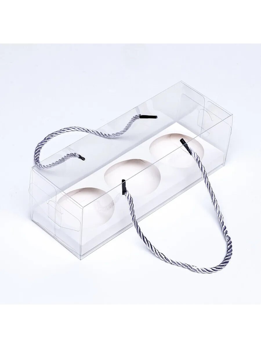 Элегантная упаковка для кексов с ручками