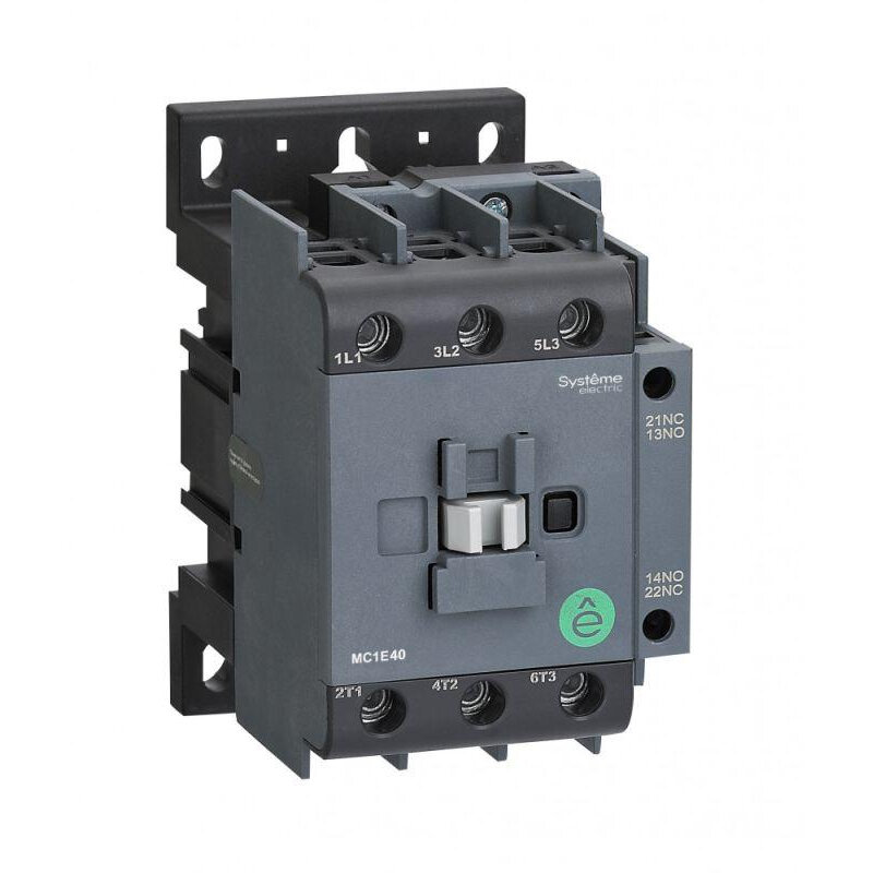 Контактор MC1E 3п 40А кат. 220В/230В AC 1НО+1НЗ SE, SCHNEIDER ELECTRIC MC1E40M7 (1 шт.)