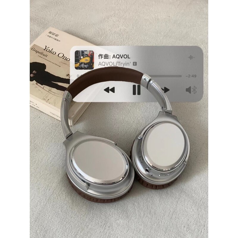 Детские наушники-гарнитура с микрофоном для декораций и фотосессий, модель 2024 года, в стиле интернет-знаменитостей,