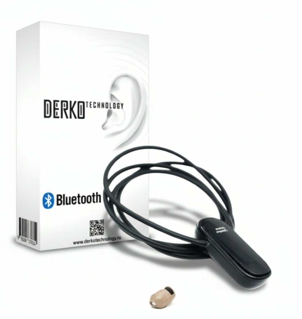 Bluetooth-гарнитура CyberBlue BH119 и микронаушник Nano 6 мм