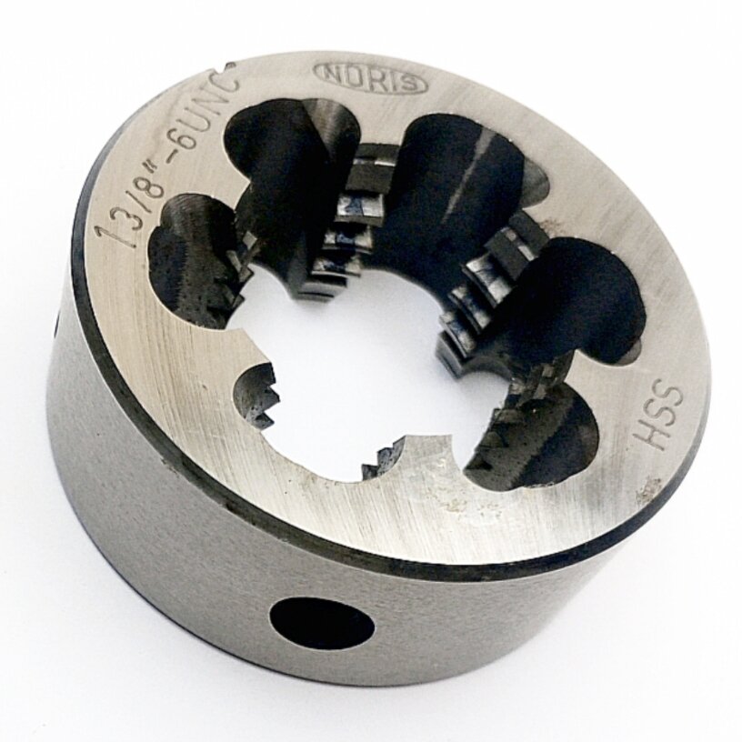 Плашка дюймовая унифицированная 1 3/8"-6UNC 60° HSS