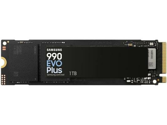 Твердотельный накопитель SSD M.2 Samsung 1.0Tb 990 EVO Plus  (PCI-E 5x2/4x4, 7150/6300MBs, 3D TLC, NVMe 2.0, 600TBW, 22х80mm)