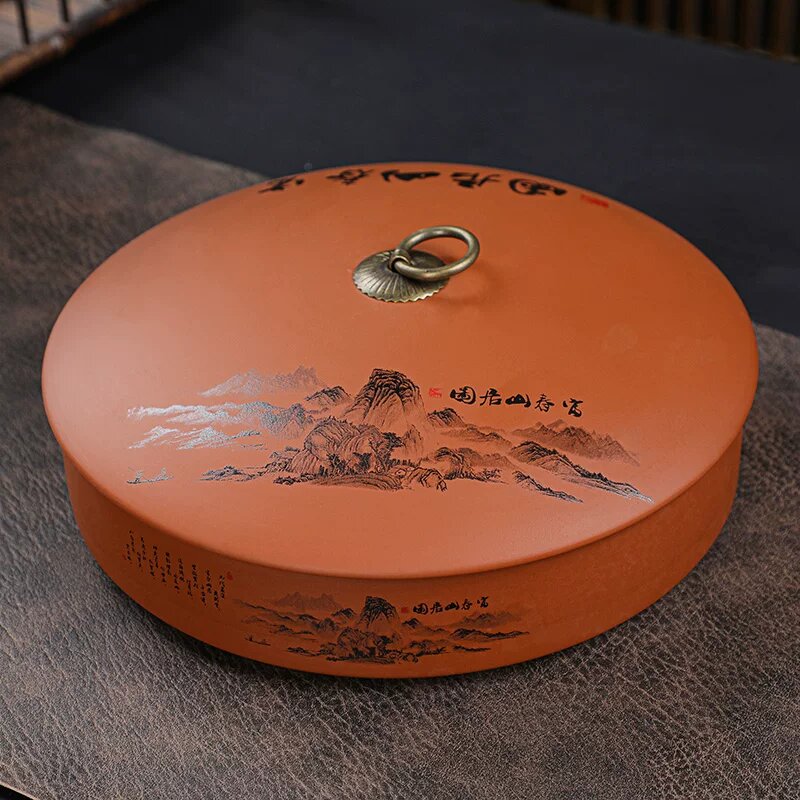 Geyao чайная банка керамическая большая банка для чая с крышкой белый чай Пуэр чайный торт банка упаковка для чая