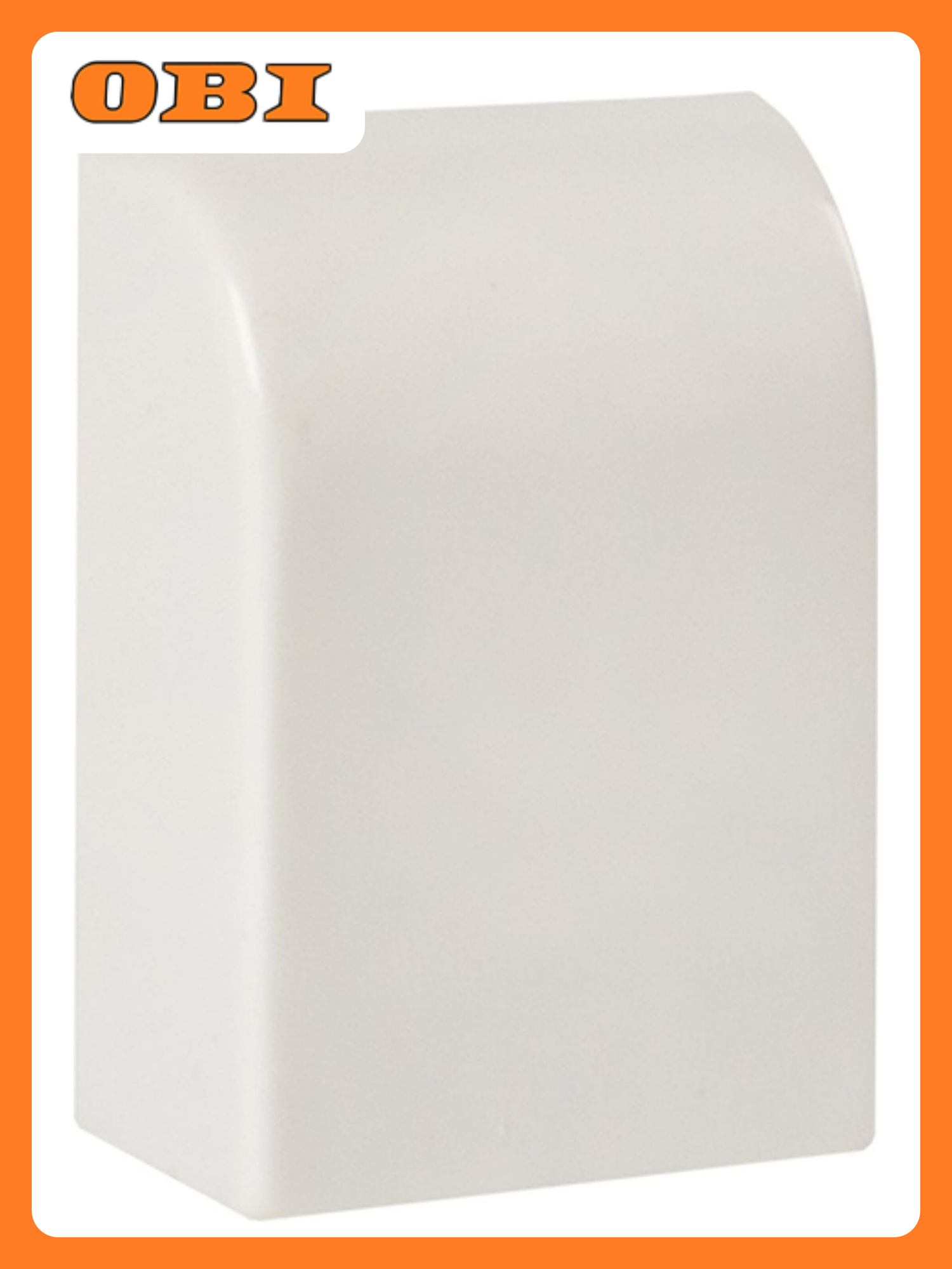 Заглушка EKF PROxima, для кабель-канала, белая, пластик, 16x16 мм