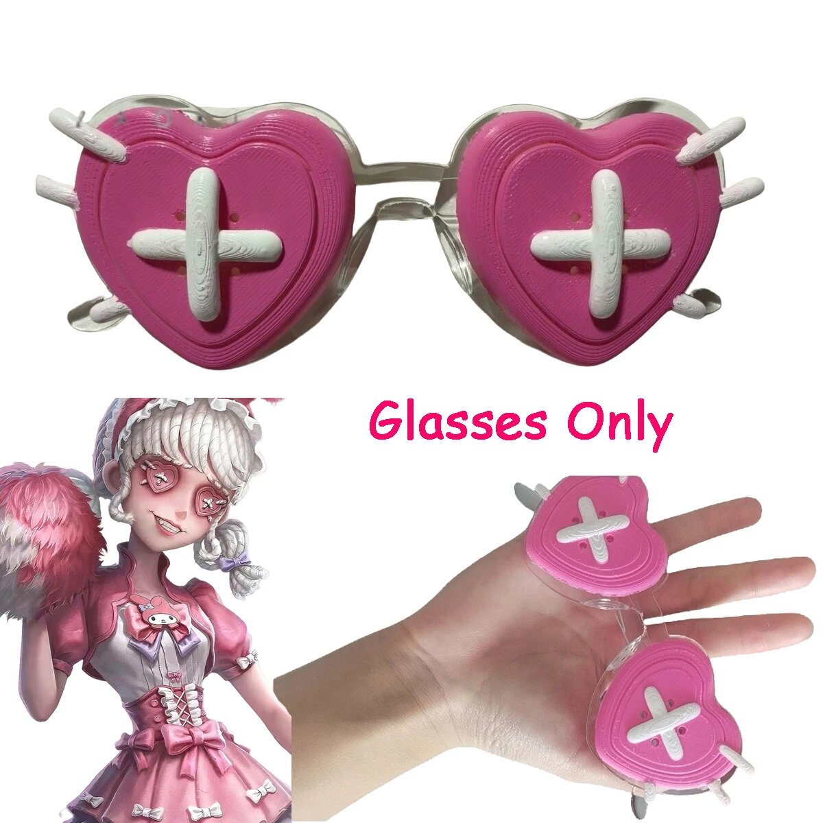 Лилия Барьер Косплей костюм Novedan Один размер, Lily Cosplay Glasses