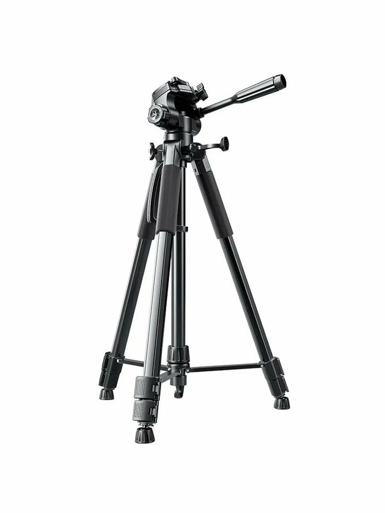 Штатив для камеры и телефона с наклонной штангой тренога Raylab Travel 67T для съёмки фото и видео горизонтальной RLCTAL67T