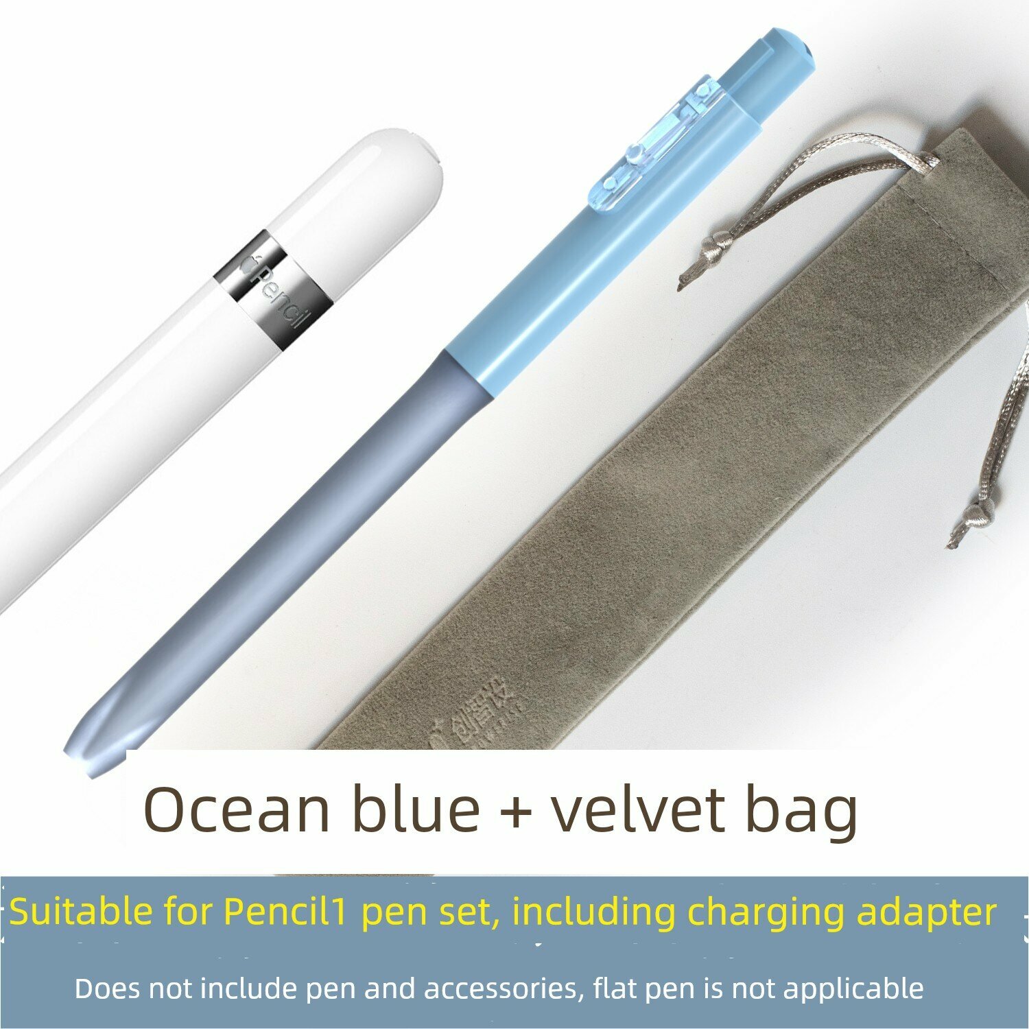 Подходит для чехла для Apple Pencil Pro, защитного чехла для Pencil 2, хранения наконечников пера 1-го поколения,